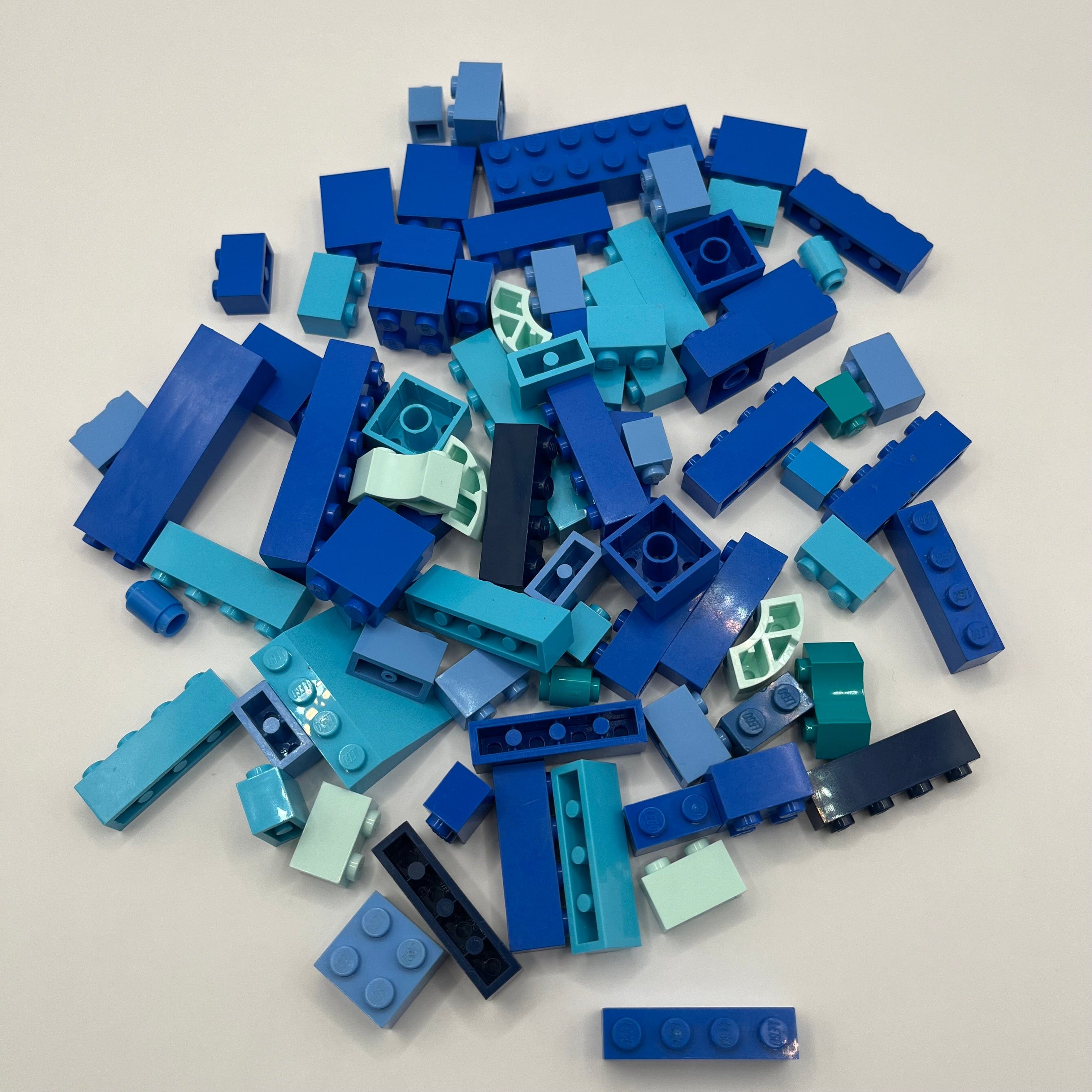 LEGO Blue Bricks, Mixed Bag, Approx. 90g – Brick Cycle