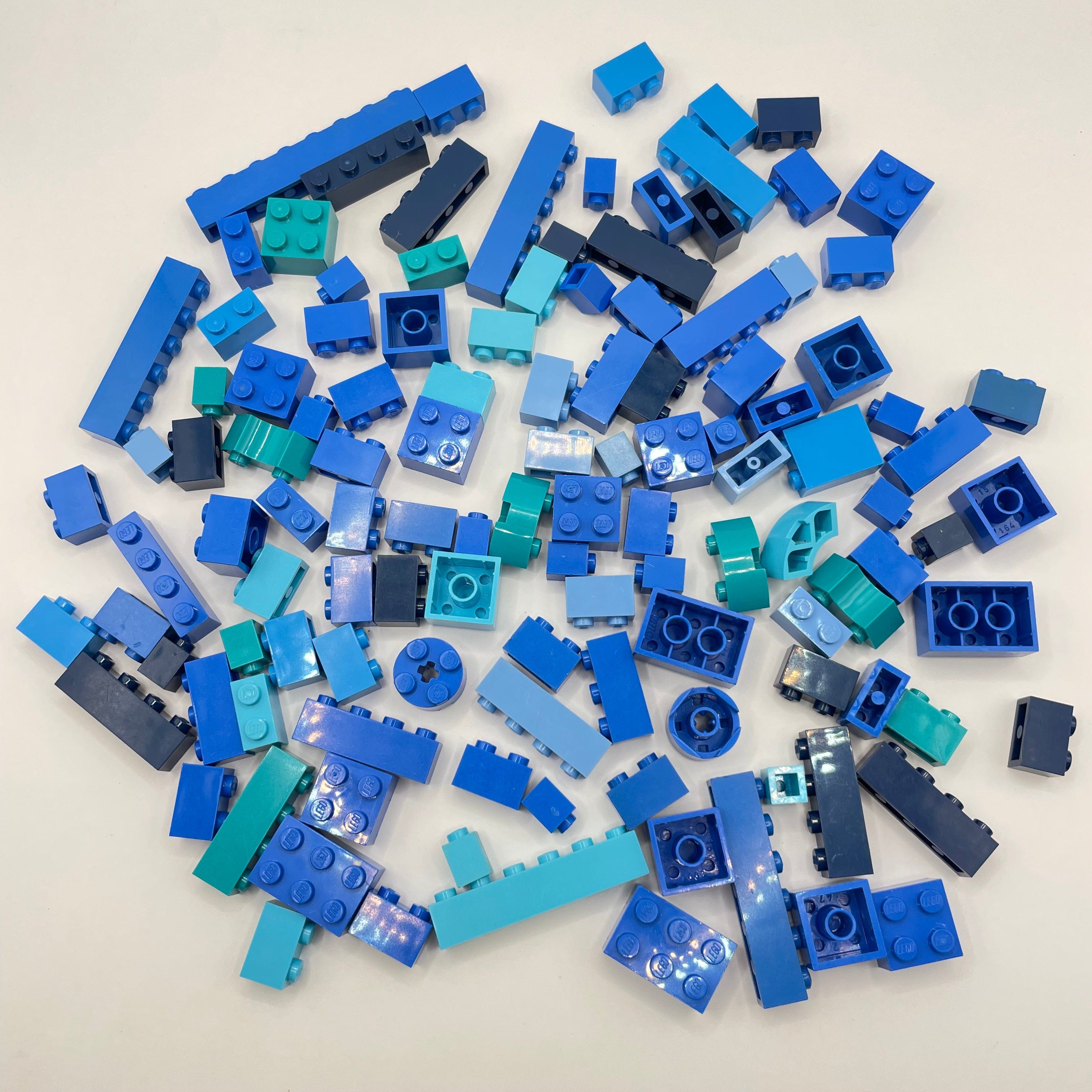 LEGO Bricks, Mixed Blue, Approx. 125g – Brick Cycle
