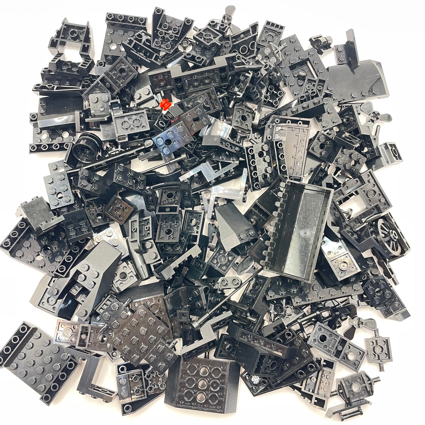 LEGO Vehicle Pieces, Black, Approx. 320g – Brick Cycle