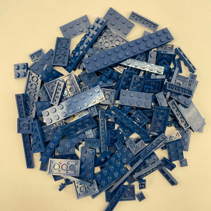 LEGO Plates, Dark Blue, Approx. 120g – Brick Cycle