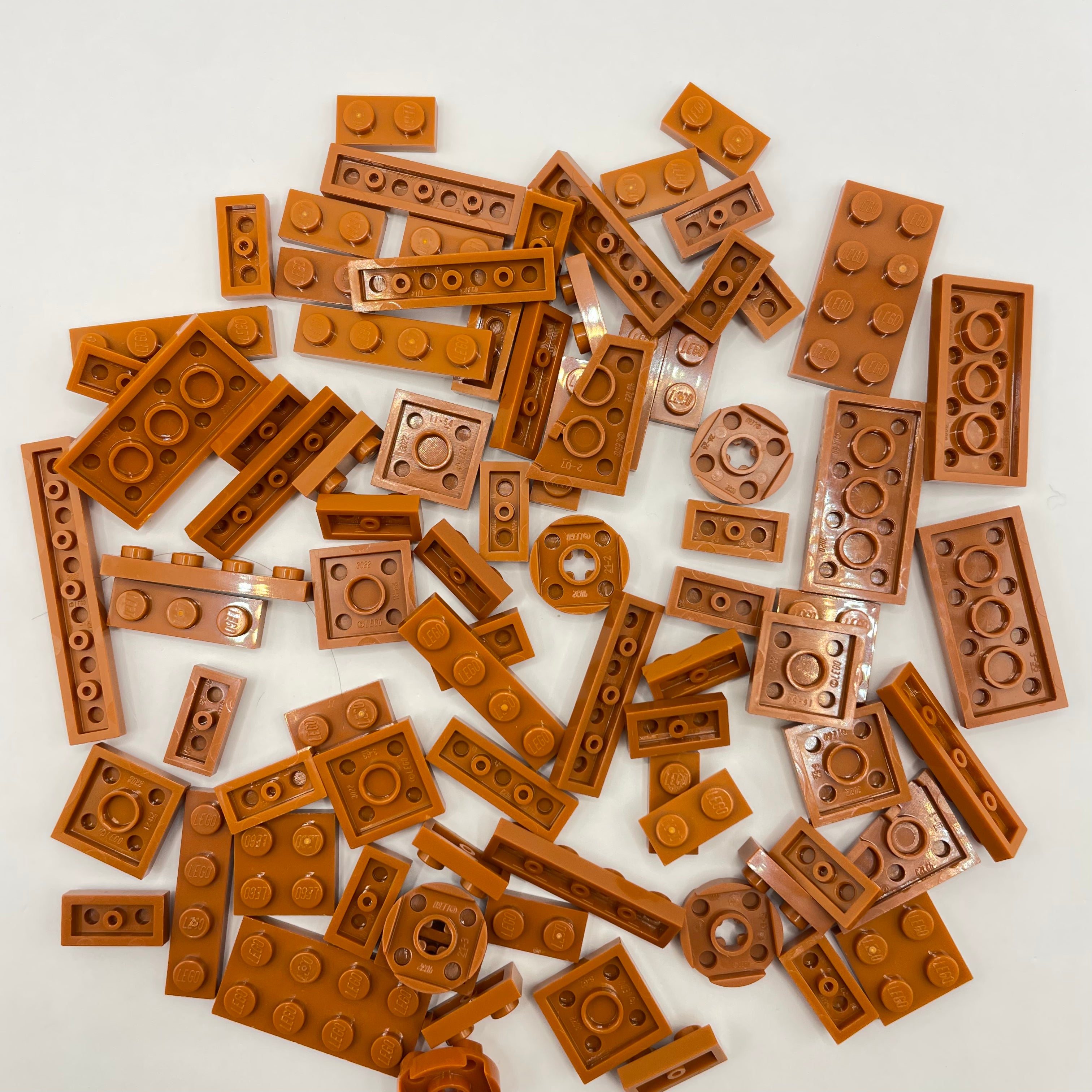 LEGO Mixed Pieces, Dark Orange, Approx. 40g – Brick Cycle