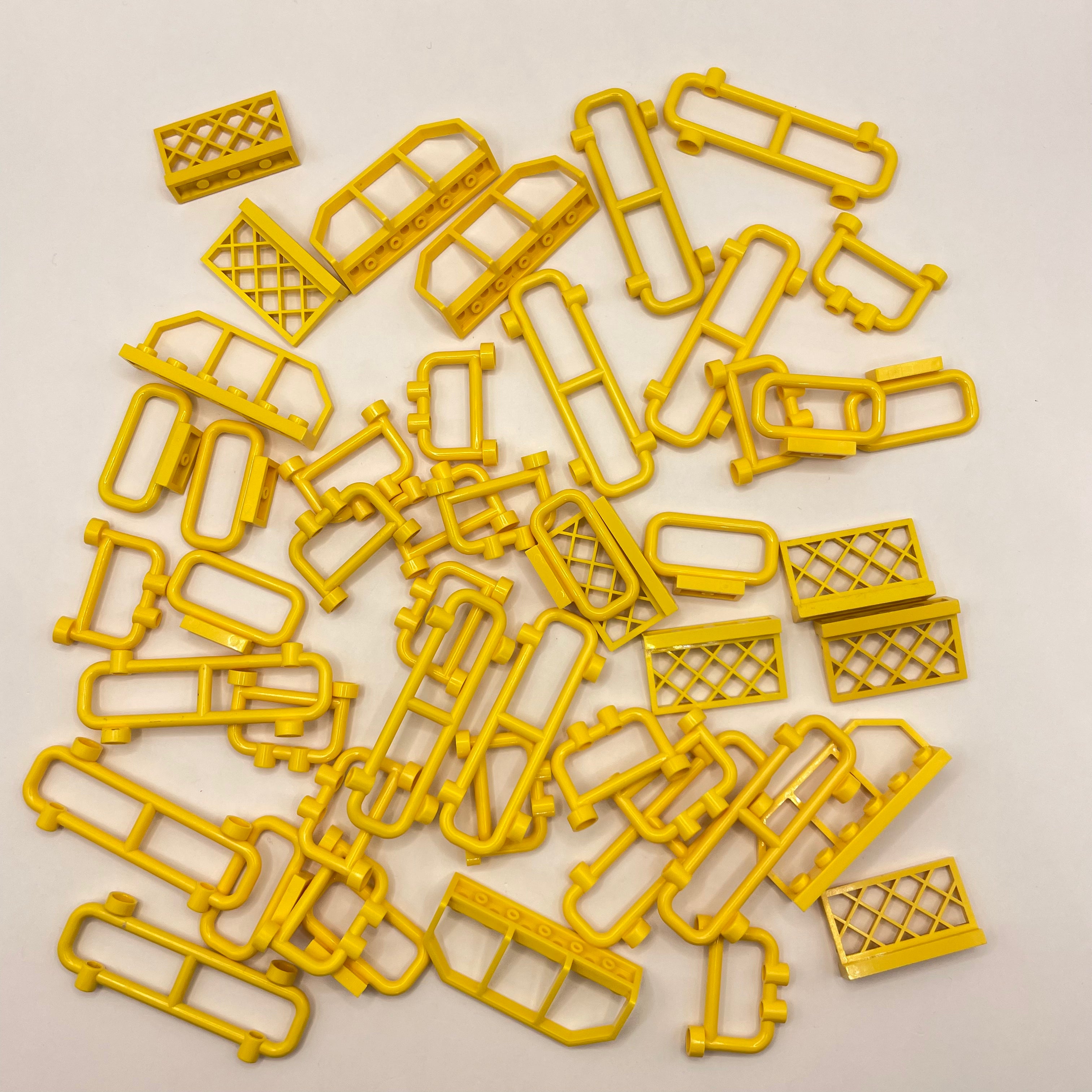 LEGO Fences, Yellow, Building, Approx. 55g – Brick Cycle