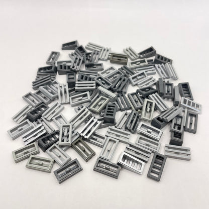 LEGO Grills, Grey and Silver, 100 Pieces – Brick Cycle