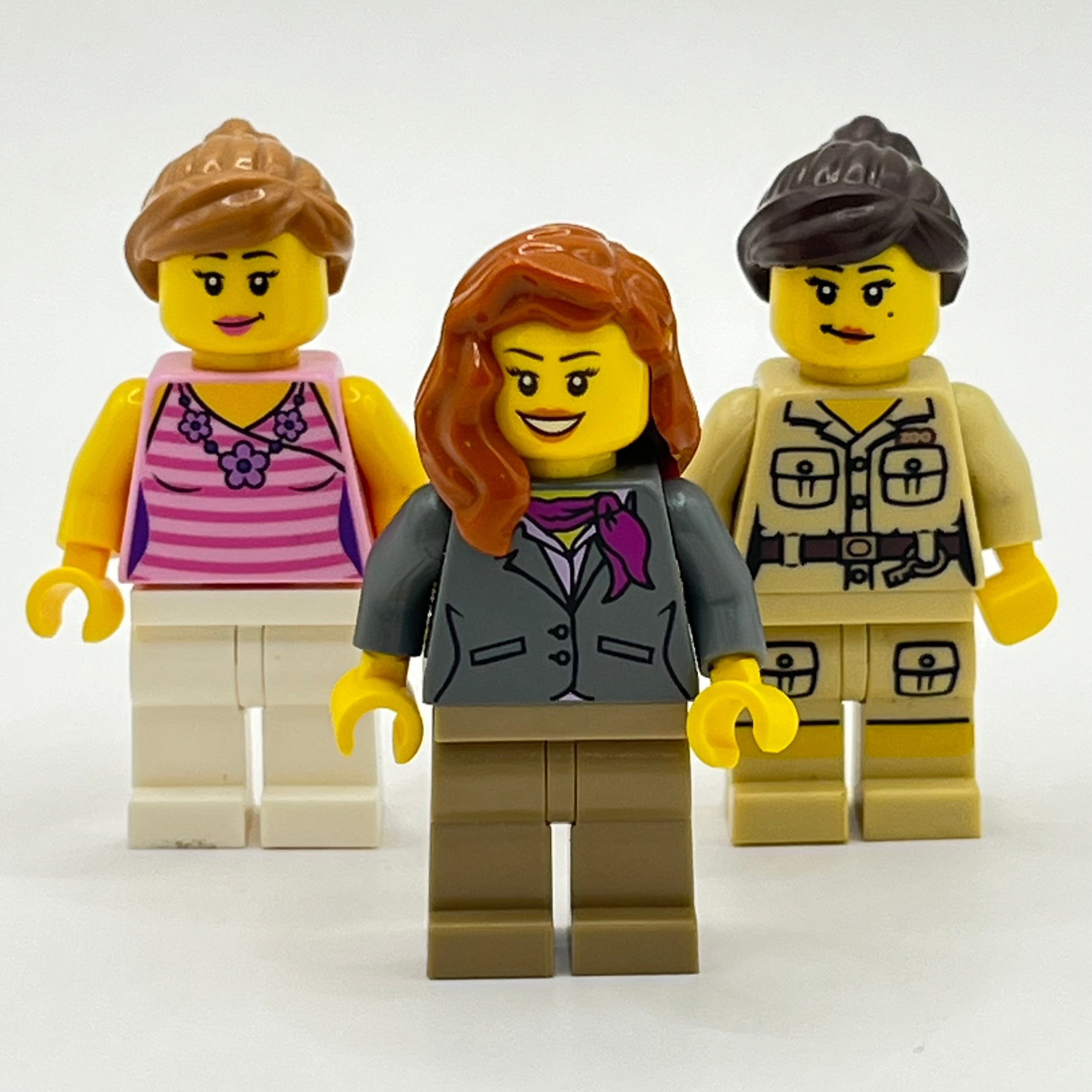 LEGO Set of Ladies, City, Minifigures (Pack of 3) – Brick Cycle
