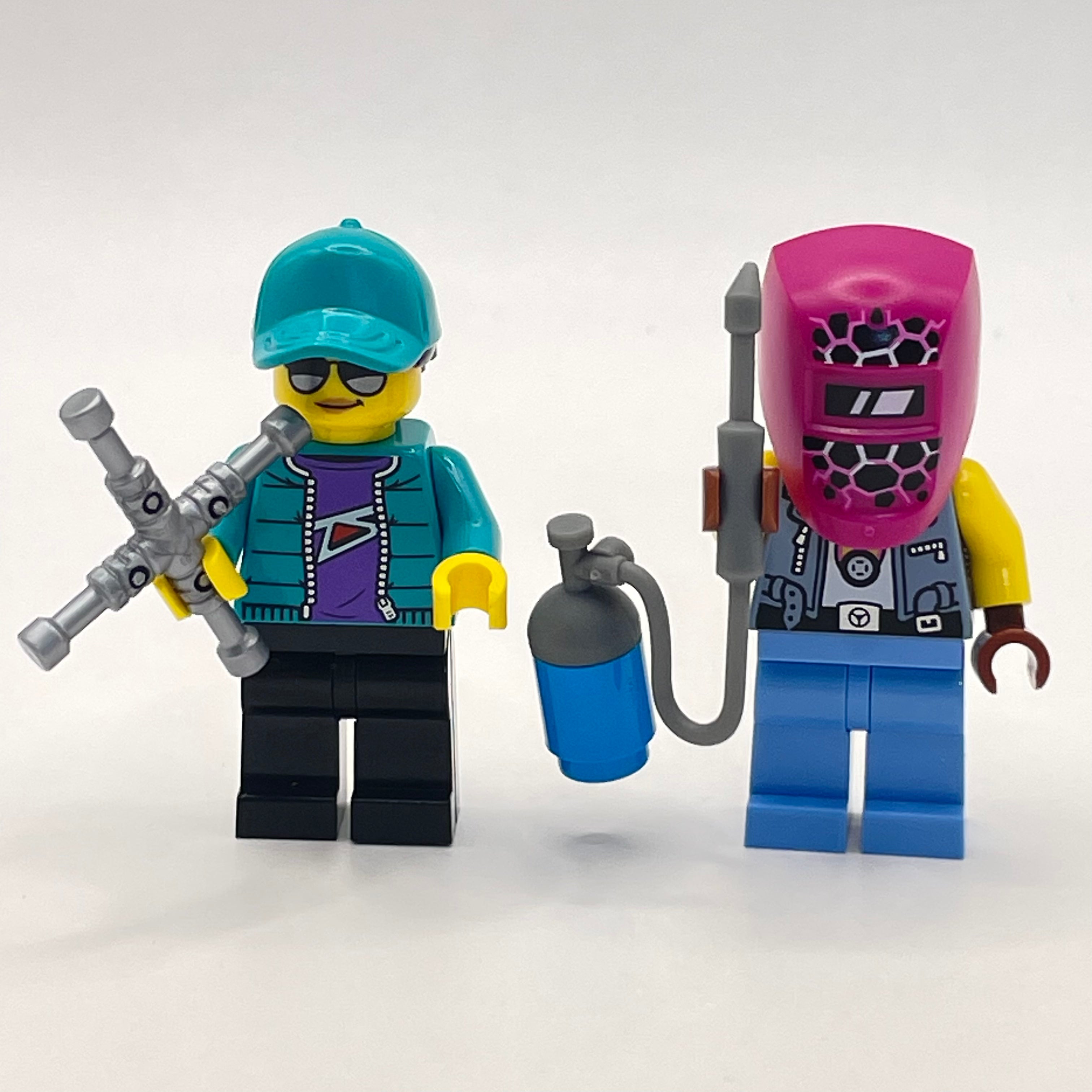 LEGO Lady Mechanic and Welder, City, Minifigure (Set of 2) – Brick Cycle