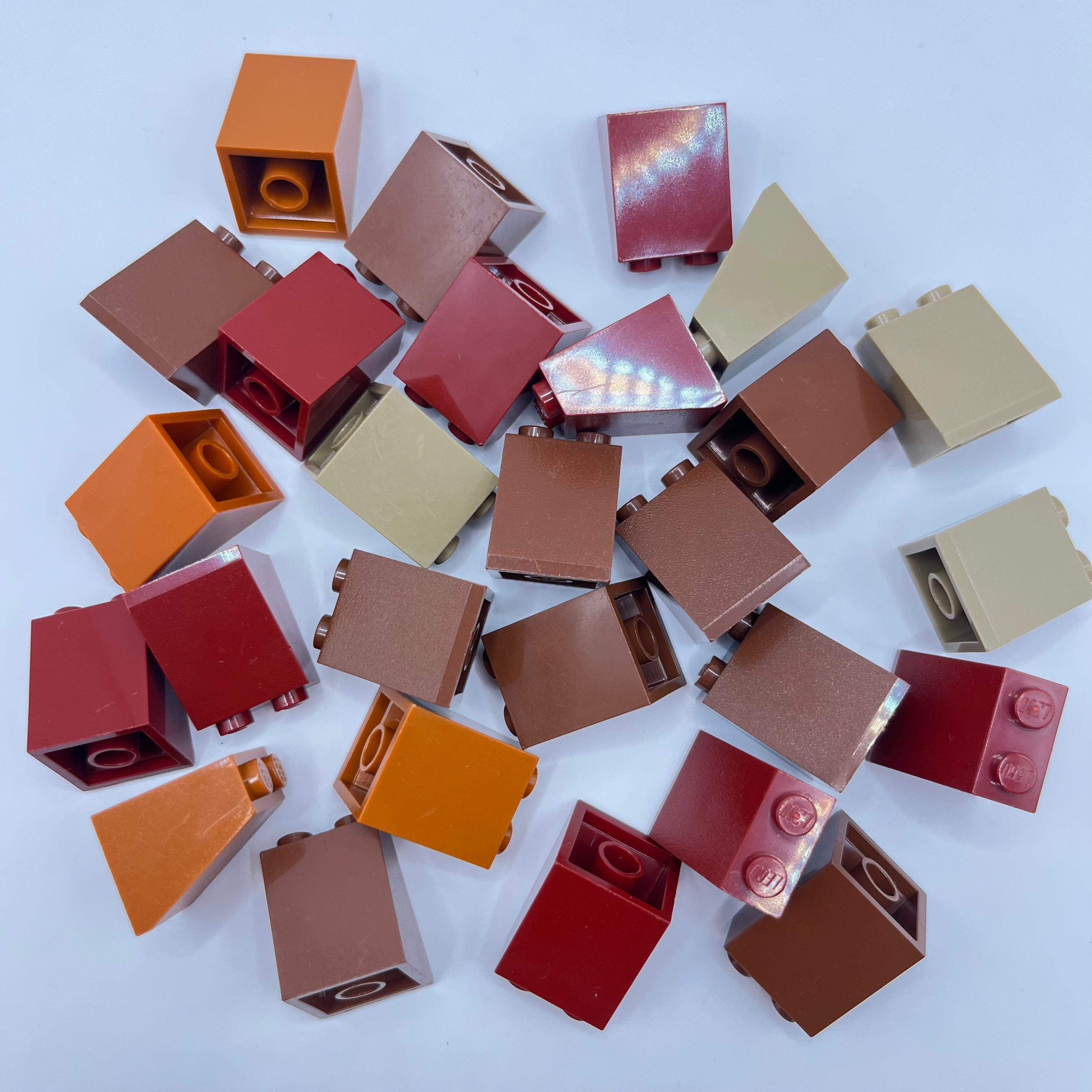 LEGO Slopes 2x2x2, Earth Toned, Approx. 50g – Brick Cycle