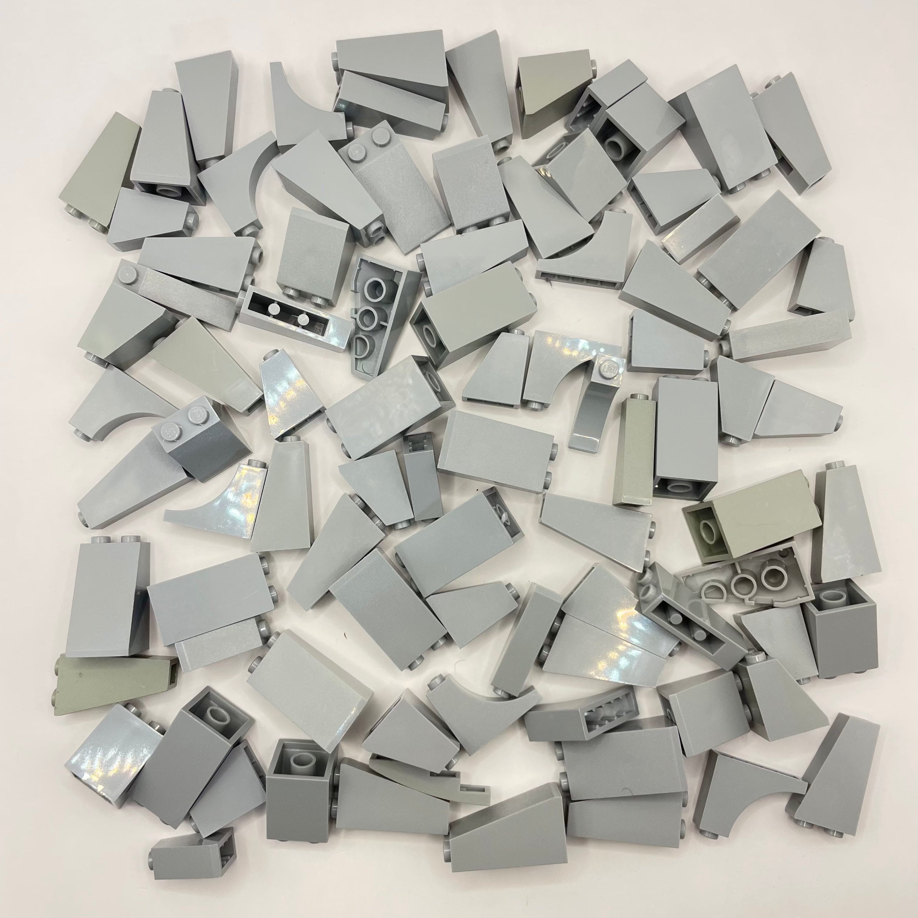 LEGO Slopes Tall, Light Bluish Grey, Approx. 165g – Brick Cycle