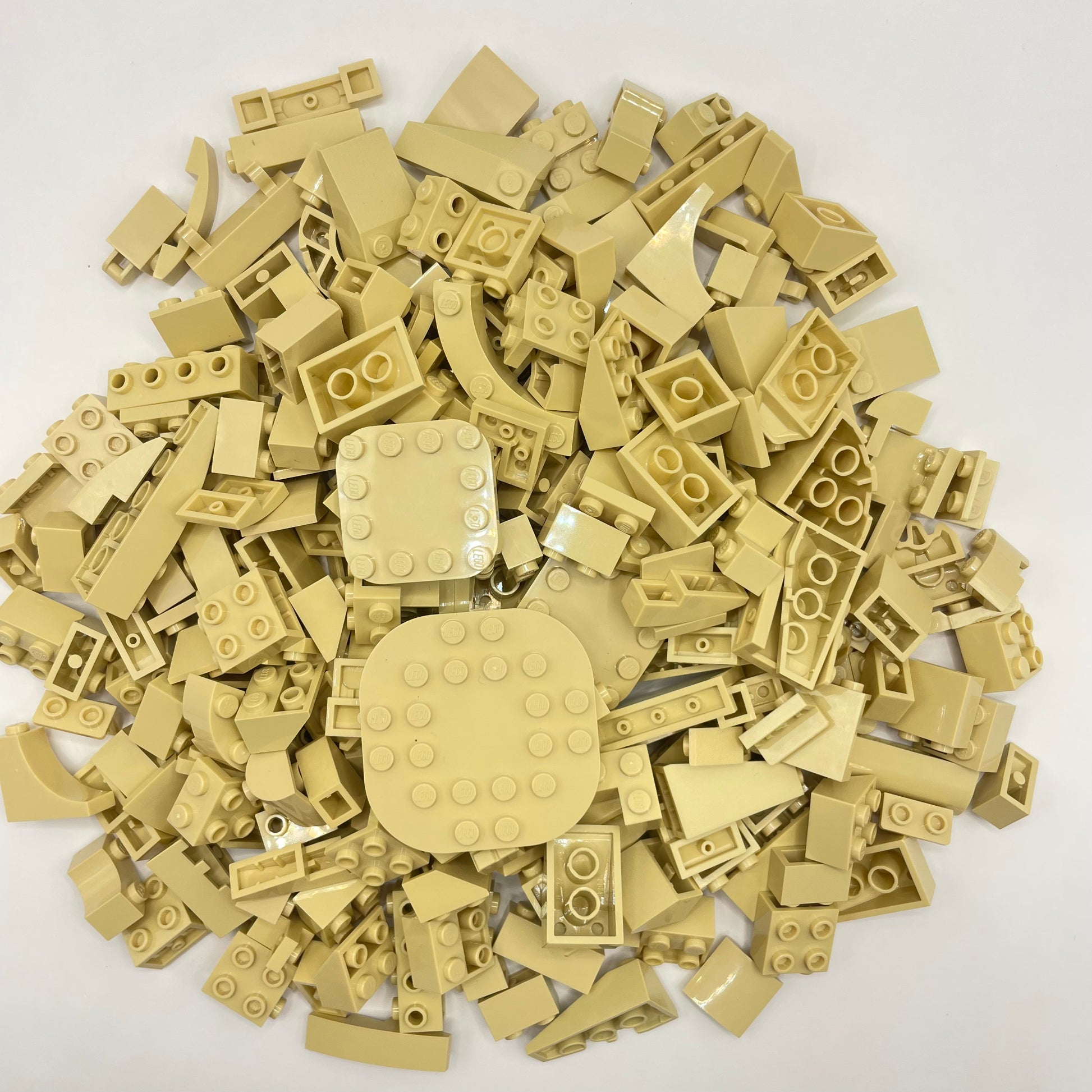 LEGO Slopes, Building and SNOT, Tan, Approx. 245g – Brick Cycle