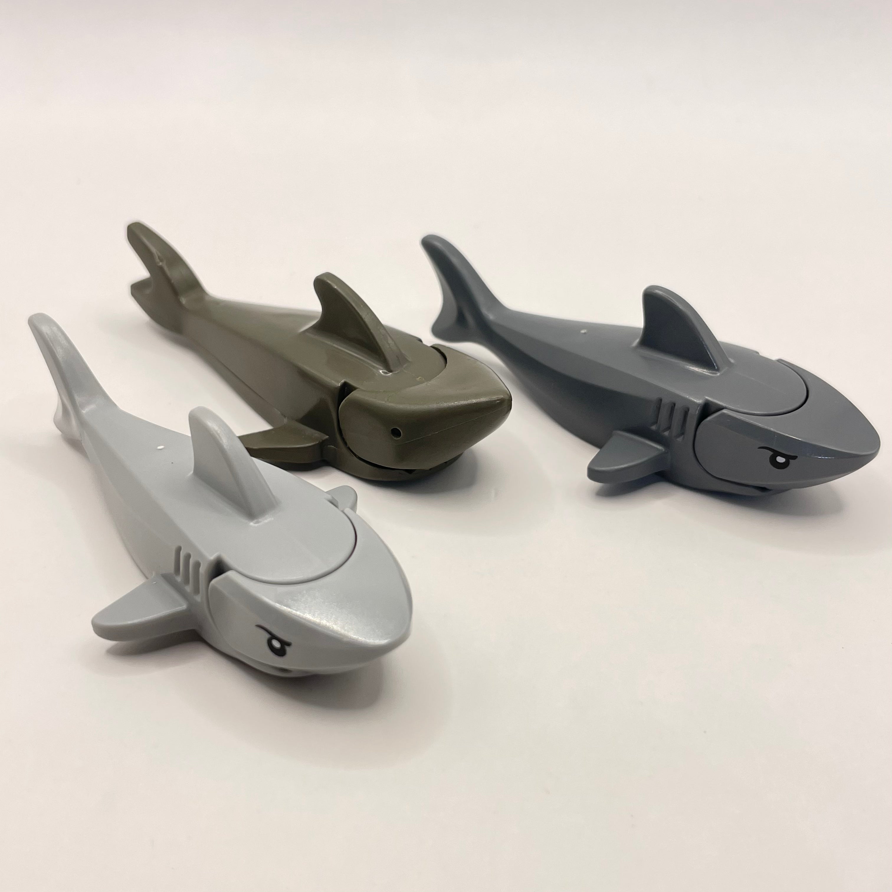 LEGO Mixed Sharks, Mixed Colours, 3 Pieces – Brick Cycle
