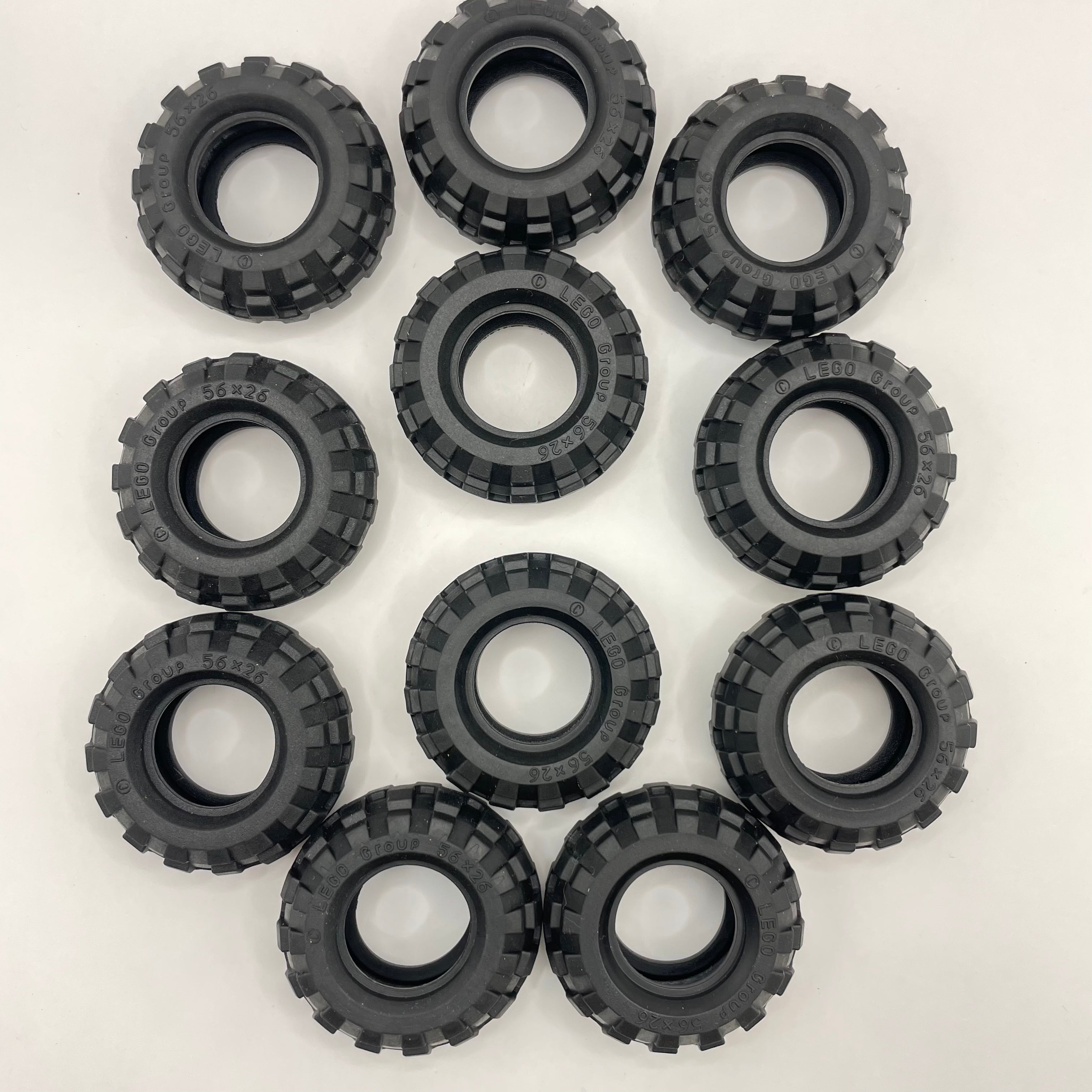 LEGO Medium Tyres, Black, 12 Pieces – Brick Cycle