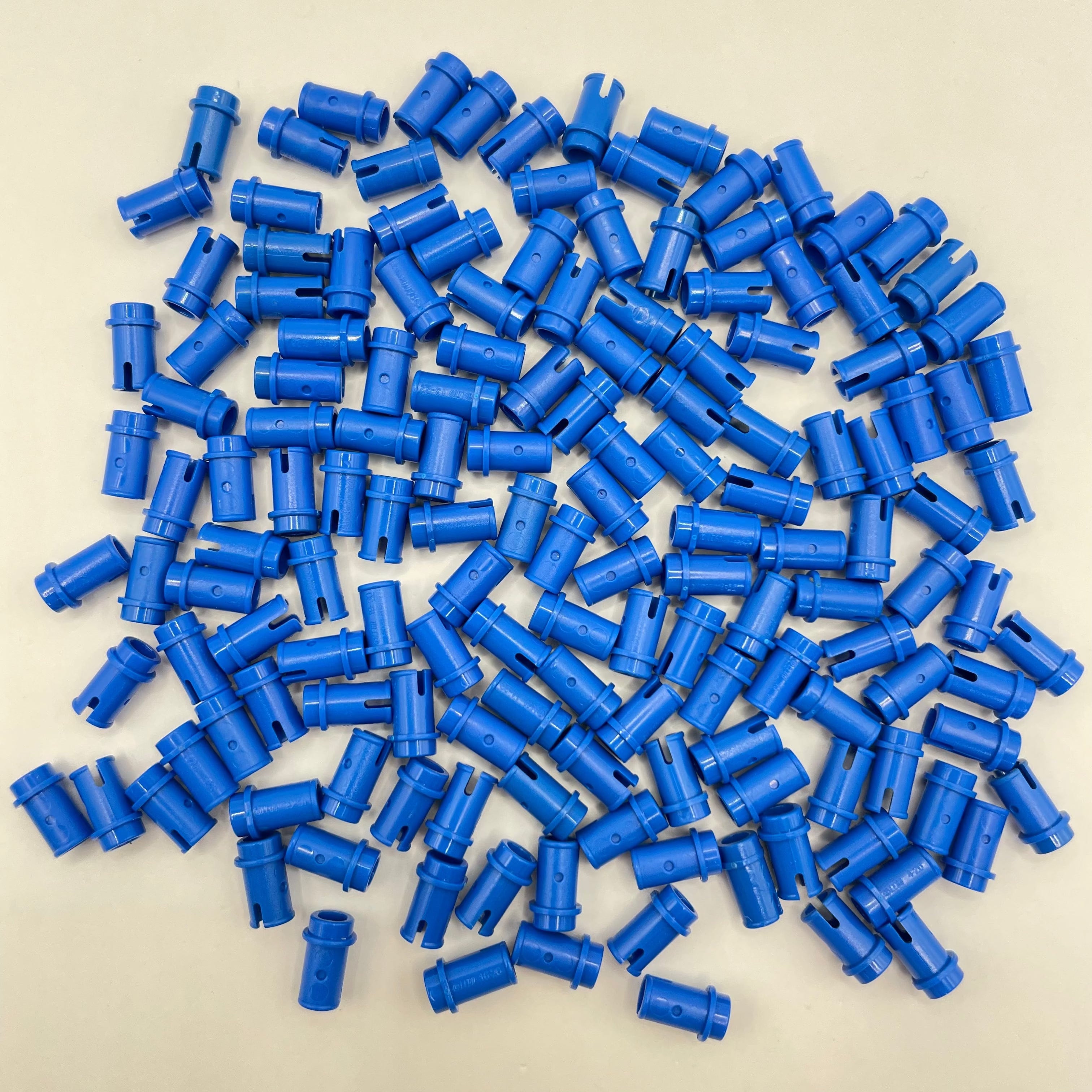 LEGO Half Pin without Friction Ridges, Blue, Technic, 140 Pieces ...