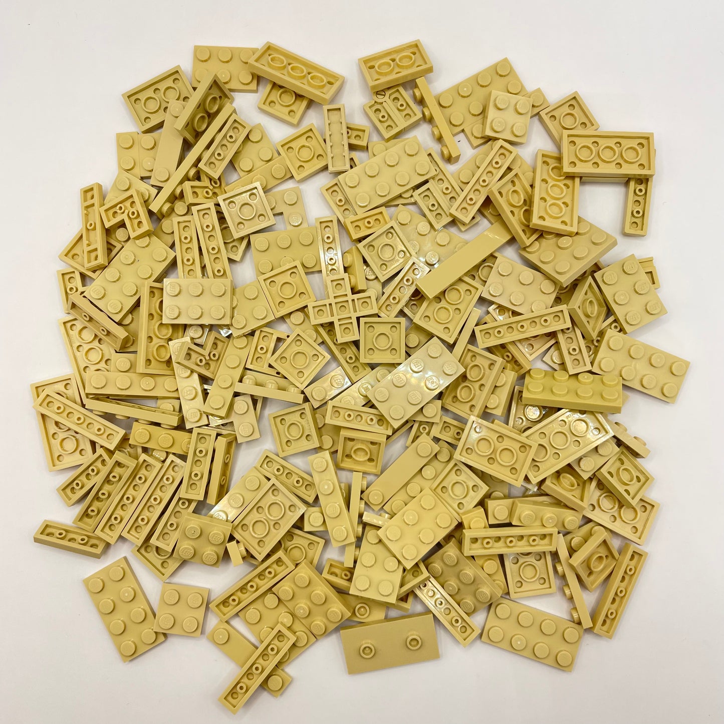 LEGO Small Plates, Tan, Approx. 120g – Brick Cycle